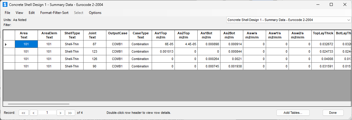 Dimensionamento de armaduras em elementos Shell no SAP2000 | Structural ...